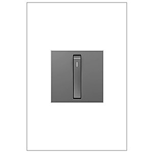 Legrand | The adorne Whisper Wi-Fi Ready Remote Switch 120VAC 900MHz, Magnesium, ASWRRRM1