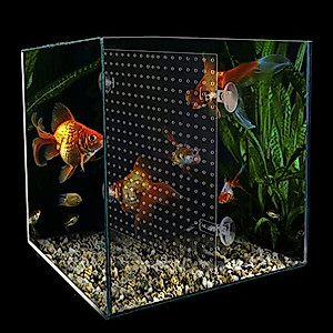 Acrylic Aquarium Fish Tank Divider Clear Kit Fit for All Type Aquarium Divider with Suction Cups (Kit A -1 PC 9.8"x11.8")