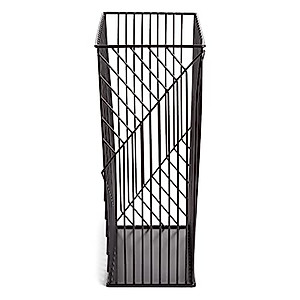 U Brands Vena Trash Can - Black