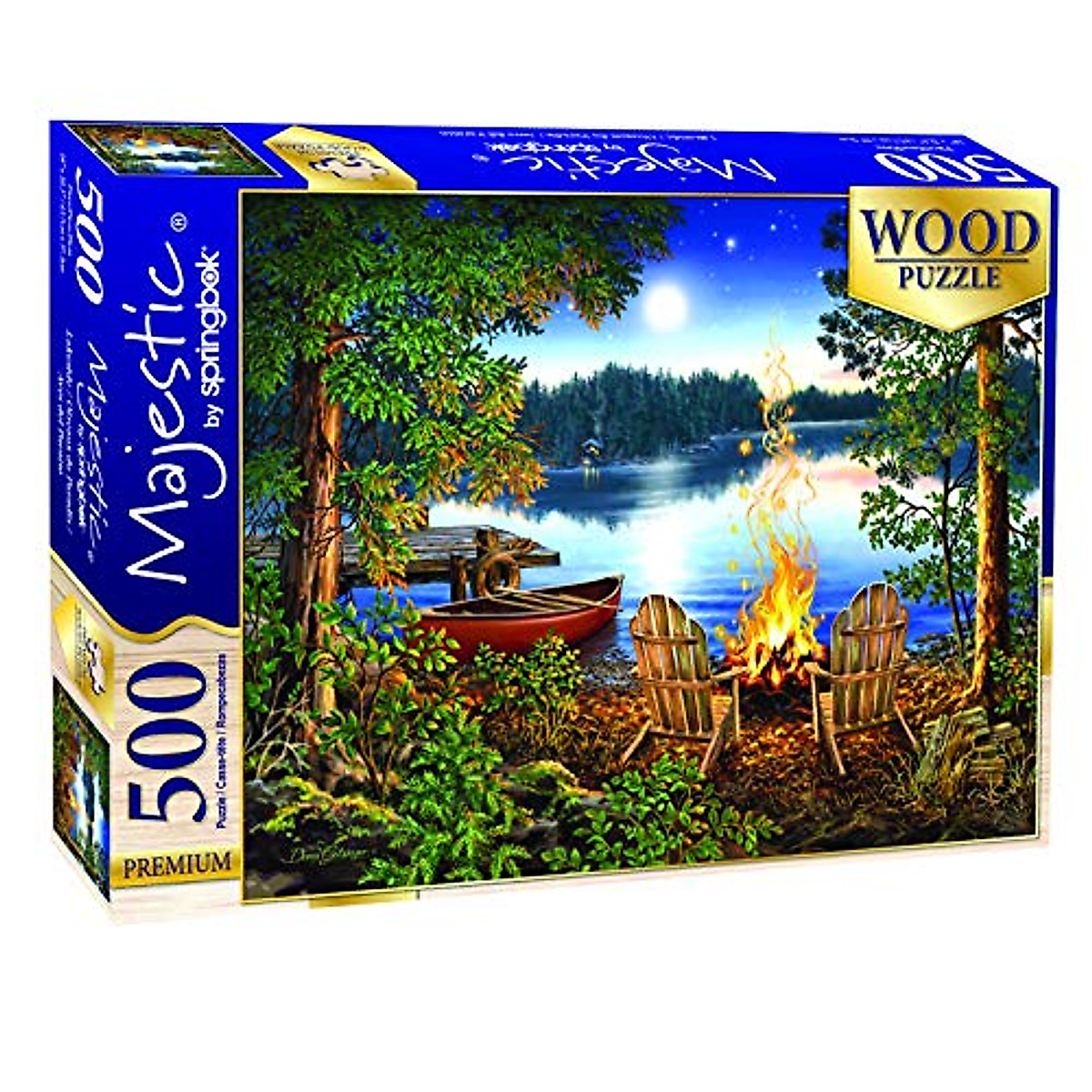 Springbok Majestic 500 Piece Wood Jigsaw Puzzle - Lakeside
