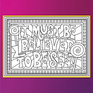 Coloring Broadway - Charlie and The Chocolate Factory Inspired Coloring Pages (Set of 4) “Pure Imagination” Collection, Broadway Musical Merchandise, Ideal Gift for a Broadway Theater Lover
