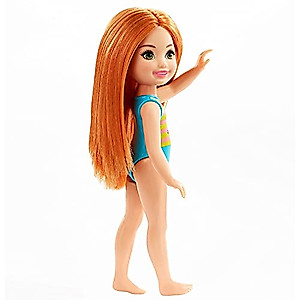Barbie Club Chelsea Beach Doll, Flamingo Bathing Suit