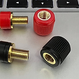 CESS-089 Speakon Plug to Female Banana Jack Speaker Cable, Accept Banana Plug, Spade Fork and Bare Wire, 2 Pack