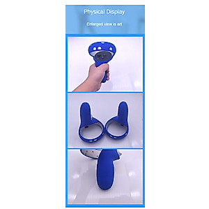 Oculus Quest 2 Handle Silicone Cover Massage Point is Designed to be an All-Inclusive Handle Protective Cover (Black)