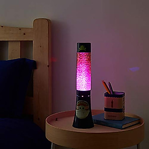 Star Wars: The Mandalorian, Featuring The Child, Glitter Light Up Volcano Lamp