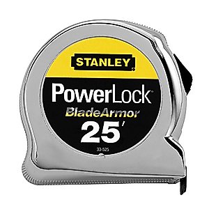 STANLEY PowerLock Tape Measure, Rule with Blade Armor, 25-Foot (33-525)
