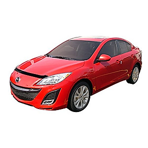 Auto Ventshade [AVS] Aeroskin Hood Protector | 2010 - 2013 Mazda 3, Low Profile/Flush - Smoke | 320012