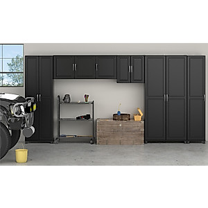 SystemBuild Kendall 24" Utility Storage Cabinet - Black