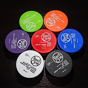 Red One Aqua Hair Wax 150ml Black