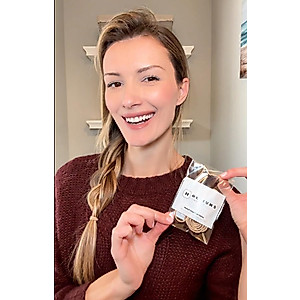 Heliums Small Hair Ties - Black - 1 Inch Hair Bands, 2mm Hair Elastics For Thin Hair and Kids - No Damage Ponytail Holders in Neutral Colors - 48 Count