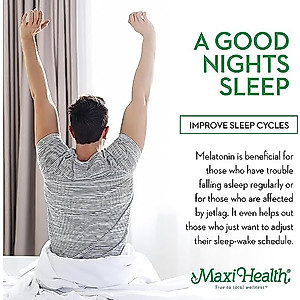 Maxi Health Extra-Strength Mel-O-Chew 5 MG Kosher Chewable Melatonin, Berry Flavor (100 Tablets)