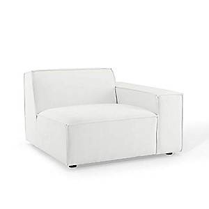Modway Restore 6-Piece Upholstered Sectional Sofa in White