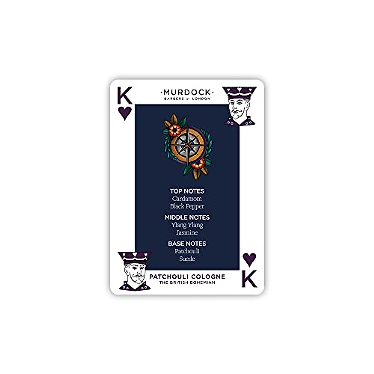 Murdock London Patchouli Cologne| Heady, Spicy, British Bohemian | Cardamom and Jasmine with Spicy Base Notes | Made in England | 3.4 oz