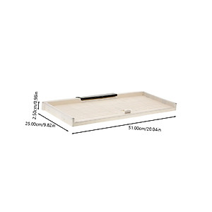 NUOBESTY 1 pc Large Keyboard Tray Slide-Out Computer Desk Keyboard Drawer Accessory for Office Beige Keyboard Stand