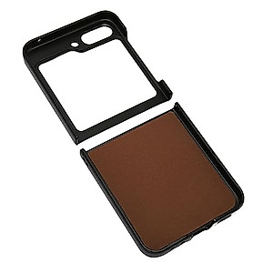 Shockproof Wear Resistant Phone Case for Samsung Galaxy Z fold 5 Case, Synthetic Leather Flip Phone Cover for Samsung Fold 5 (Two Color Blue Cowhide Grain)