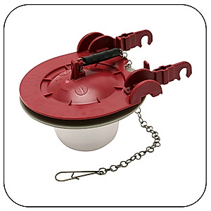 Fluidmaster K-400H-040-T5 PerforMAX Fill Valve and 3-Inch Flapper Toilet Repair Kit, Universal, for 3 In, Multicolor