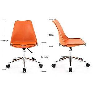 MayNuo Chair Computer Chair Lift Swivel Chair Home Office Chair Small Game Chair Small Swivel Chair Student Chair Desk and Chair/Yellow