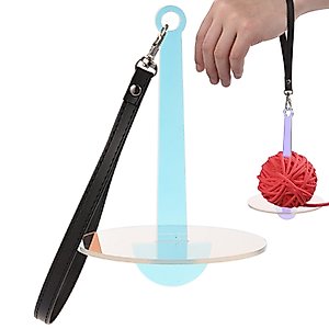 Portable Yarn Minder - Acrylic Wrist Yarn Holder - String Dispenser Holder - Detachable Acrylic Knitting String Dispenser - Lightweight Yarn Ball Holder