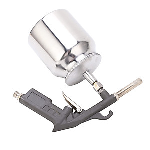 Sandblaster Gun Kit, Air Sand Blasting Gun, Air Undercoating Spray Gun with750cc Aluminium Cup, for Rubberized Undercoat, Proofing