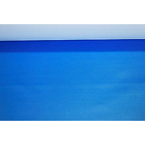 USA Fabric Store Process Blue Adhesive Poly Pro Twill Jersey Sportswear Apparel Applique Craft Fabric 50" Wide by The Yard