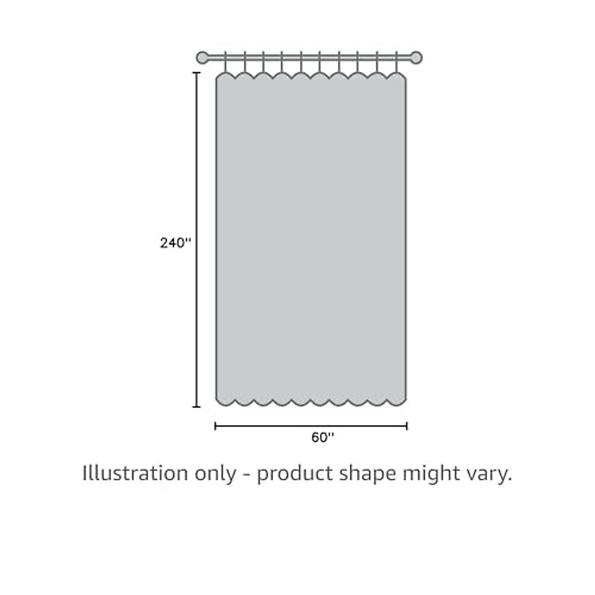 FOTSHARER Lavender Wedding Arch Drapes - 2 Panels, 5x20FT Chiffon Drapes for Backdrop, Bed Canopy, Party Tent