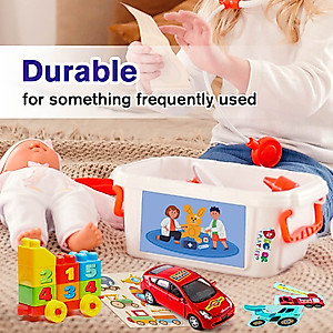 Koala Printable Vinyl Sticker Paper for LASER Printer, 20 Sheets Matte White Waterproof Sticker Paper 8.5X11 Inch, Work with Cutting Machine