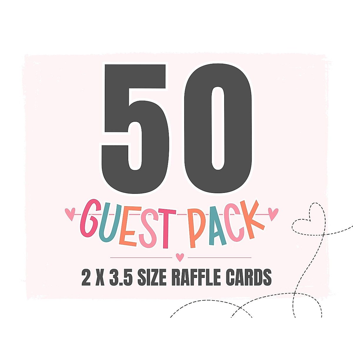 Graceful Floral Diaper Raffle Tickets, Rustic Baby Shower Games for Prizes, Girls Baby Shower Diaper Raffle Invitation Insert Cards Pink and Gold, 50 Pack