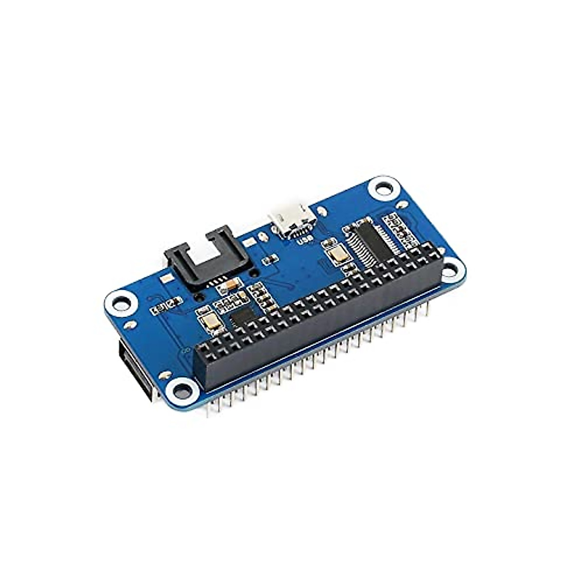 Waveshare Ethernet/USB HUB HAT, Compatible with Raspberry Pi 5/4B/3B/Zero/Zero W/Zero 2W/Pico/Pico W/Pico WH, 1x RJ45 Ethernet Port, 3X USB Ports