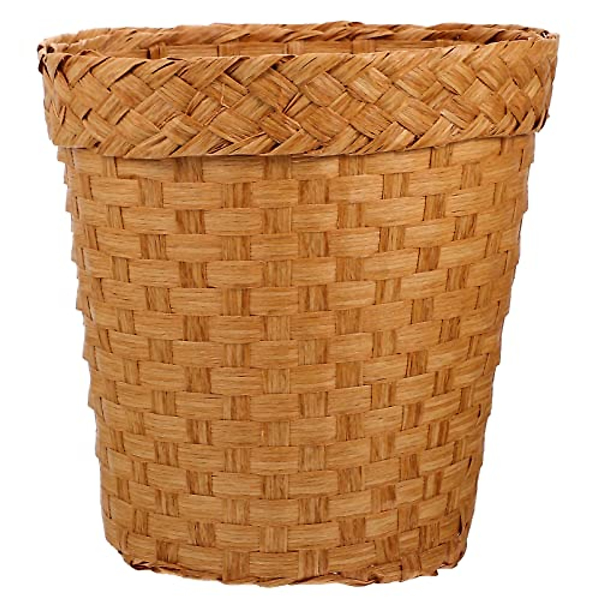 Zerodeko Household Trash can Home Decor Bathroom Laundry Basket Household Waste Paper Basket Woven Storage Basket Boho Decor Desktop Trash can