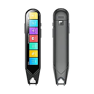 Language Translator with Camera, 5.0 LCD Touchscreen, Camera & Voice Translator, Translator Pen Scanner, OCR Reading Pen with Text to Speech, WiFi Connection, 112 Languages