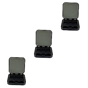 ibasenice 3pcs game cartridge Game Storage game holder gaming organizer game card organizer game card protective case game card carrying case portable hard shell protector card box lite abs