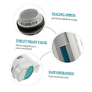 1Pc Drain valve universal tools toilet flapper valve Universal Toilet Fill Valve Toilet Water Tank Fittings automatic toilet Flush Tool Outlet flusher white flush valve plastic