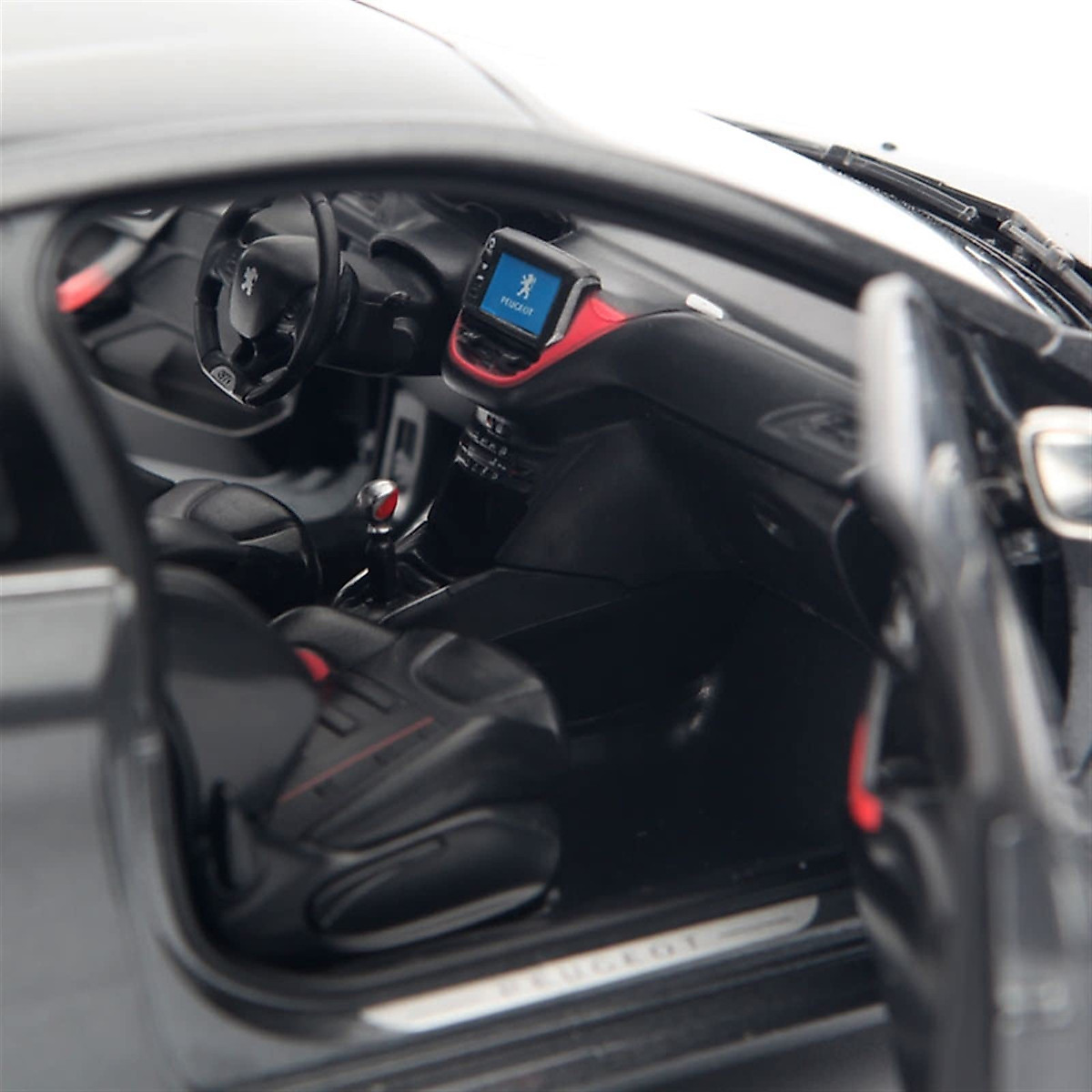 Models Vehicle Replica Car 1 18 Fit for Peugeot 208 GTI 2013 Simulation Scale Car Model Steel Diecast Toy Vehicle Collect Souvenir Collectible Gift 2023 2024