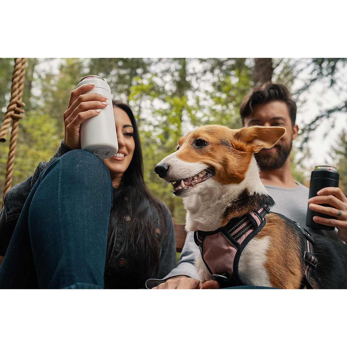 MiiR, Slim Can and Seltzer Chiller, Insulated Stainless Steel Construction, Black, 12 oz