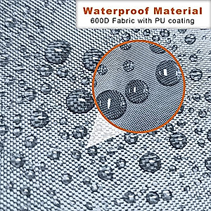 MUTUSHI Patio Furniture Cover Small, Waterproof Outdoor Table Cover, 74" CM x 47" CM x 28" CM, Durable Oxford,Patio Table Cover, -Twilight Blue