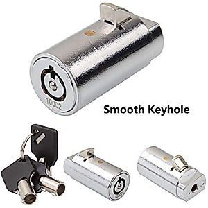 Abuff Candy Machine Key, High Security Vending Machine Lock and Key, 5-Pack Soda Machine Lock for Coke Machine, Pepsi Machine, Snack Machine, Candy Machine, Keyed Alike