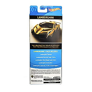 Mattel Hot Wheels Lamborghini 5 Pack