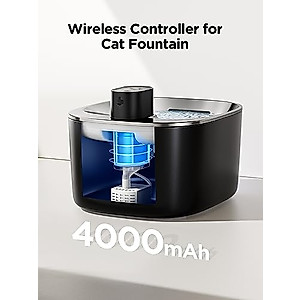 FEELNEEDY Replacement Controller Compatible for Wireless & Battery Operated 4L/135fl oz Cat Water Fountain (YPD-C004P,YPD-C004S)