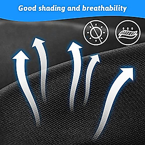 Fhiny Bird Cage Cover, Water-Proof Good Night Black-Out Birdcage Cover Durable Washable Windproof Cage Accessories for Parrot Parakeet Small Animal Sleeping