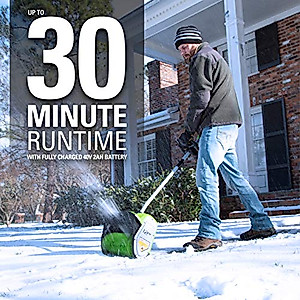 Greenworks 40V (75+ Compatible Tools) 12” Cordless Snow Shovel, Tool Only