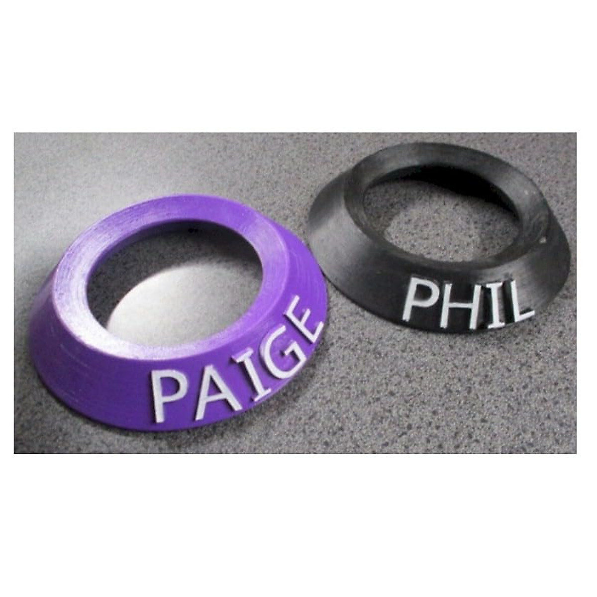 Bowling Ball Holder Personalized, Bowling Ball Cup, Bowling Ball Cleaning Cup (Cup Color Hot Pink)