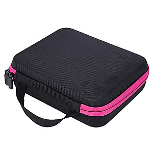 Joyzan Embroidery Diamond Storage Box, 30 Slots Compartments Clearly Double Seal Painting Storage Containers Case Organizer for DIY Art Craft Nail Diamonds Bead (Rose Red)