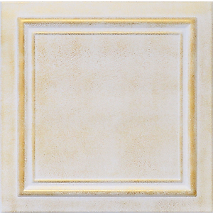 R24 White Satin Washed Gold 20x20 Amazing Styrofoam Tin Look Ceiling Tiles Easy to Glue Up On Any Type of Surface