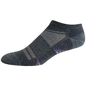 Avia Women's Performance Cushioned Moisture Wicking Low Cut Socks (6 Pack), Grey, Shoe Size: 4 - 9