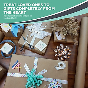 Kraft Brown Paper Roll 30" x 2,400" (200 ft) – 100% Recyclable Craft Construction and Packing Paper for Use in Moving, Bulletin Board Backing and Paper Tablecloths