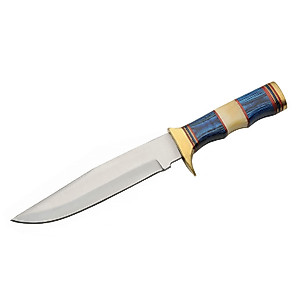 Sailors Delight Wood & Bone Handle 12.5″ Stainless Steel Hunting Knife