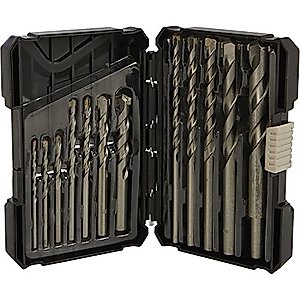 Klutch 12-Pc. Masonry Drill Bit Set