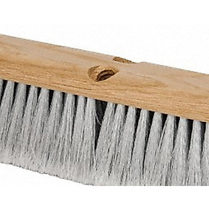 PRO SOURCE Fine-Sweep Push Broom Head with Threaded Wood Block: 24 inch Wide