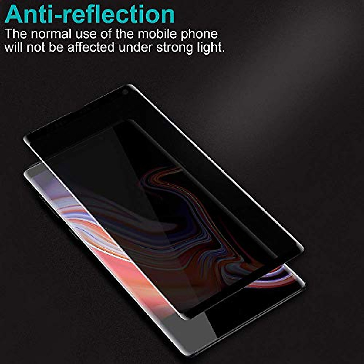 [2 Pack] YWXTW Galaxy S10 Plus Privacy Screen Protector, Tempered Glass Anti-Spy 9H Hardness Black Film for Samsung Galaxy S10 Plus, 3D Touch Anti-Peek Anti-Scratch Bubble Free Easy Install