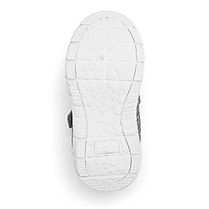 Simple Joys by Carter's Kids Jodynn Knitted Athletic Shoe Sneaker, Silver, 7 US Unisex Toddler